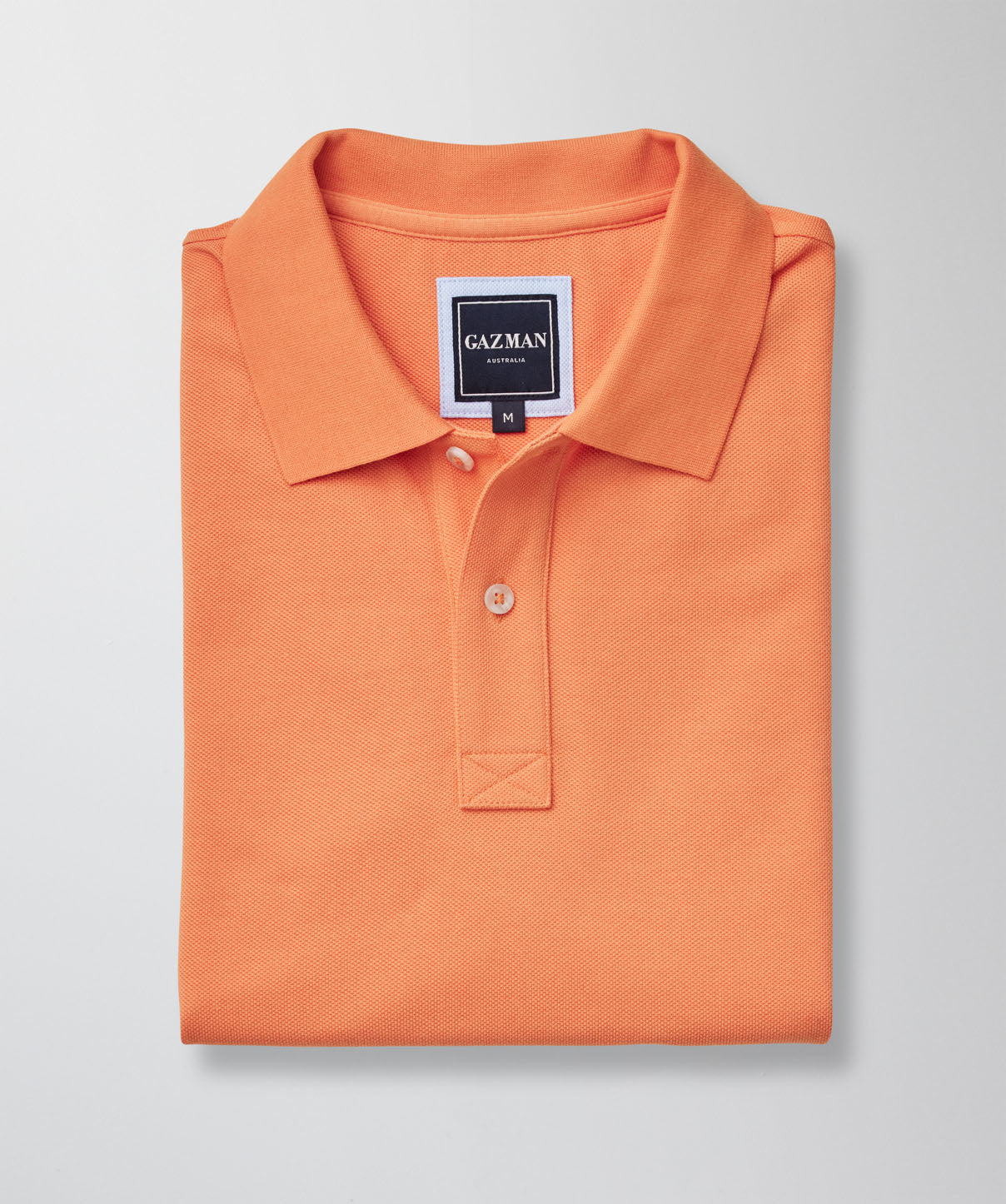 Classic Pique Polo - Orange - Polos - GAZMAN