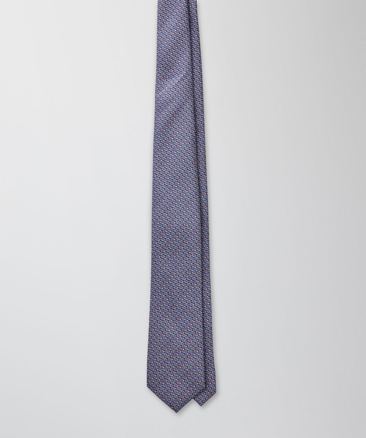 Silk Semi Plain Textured Tie - Multi - category_2:Ties - GAZMAN
