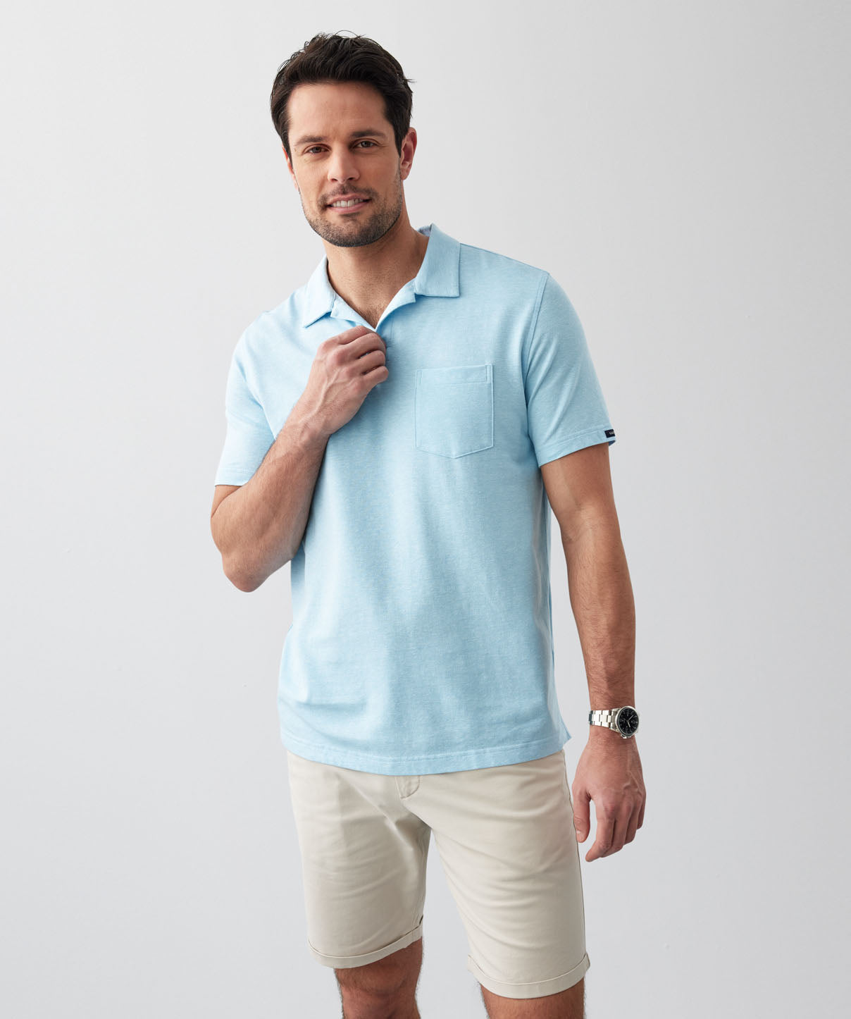 Resort Polo - Sky Blue - polos - GAZMAN