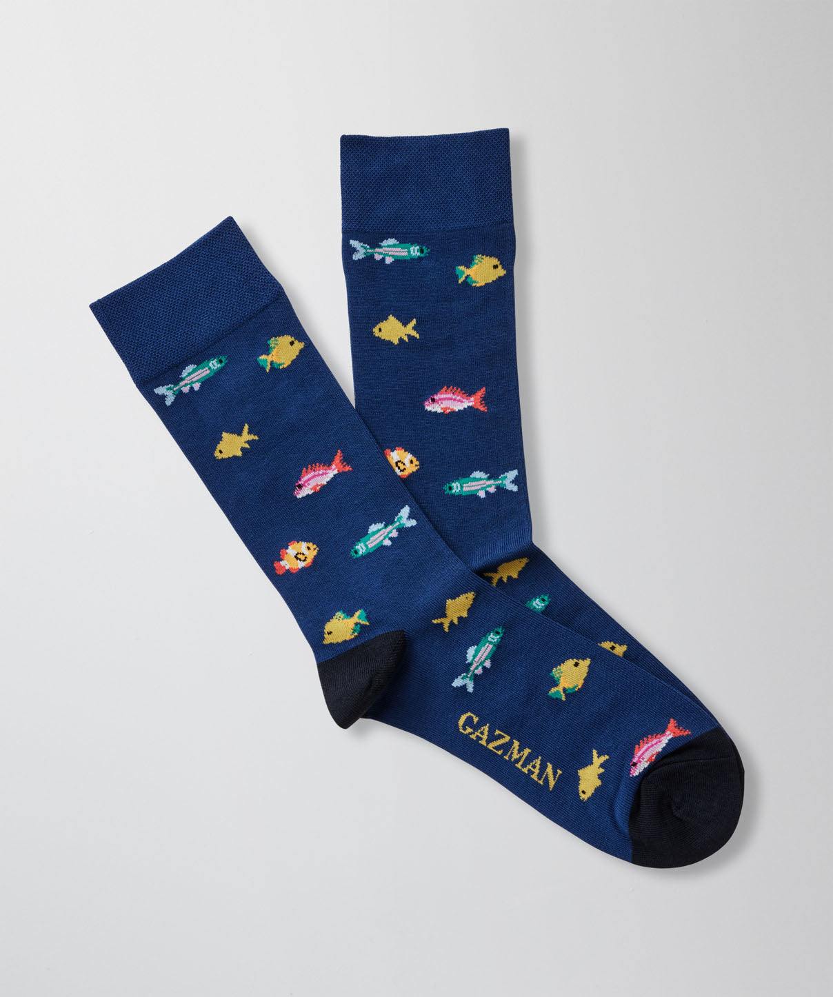 Non Tight Fish Socks - Blue - Socks - GAZMAN