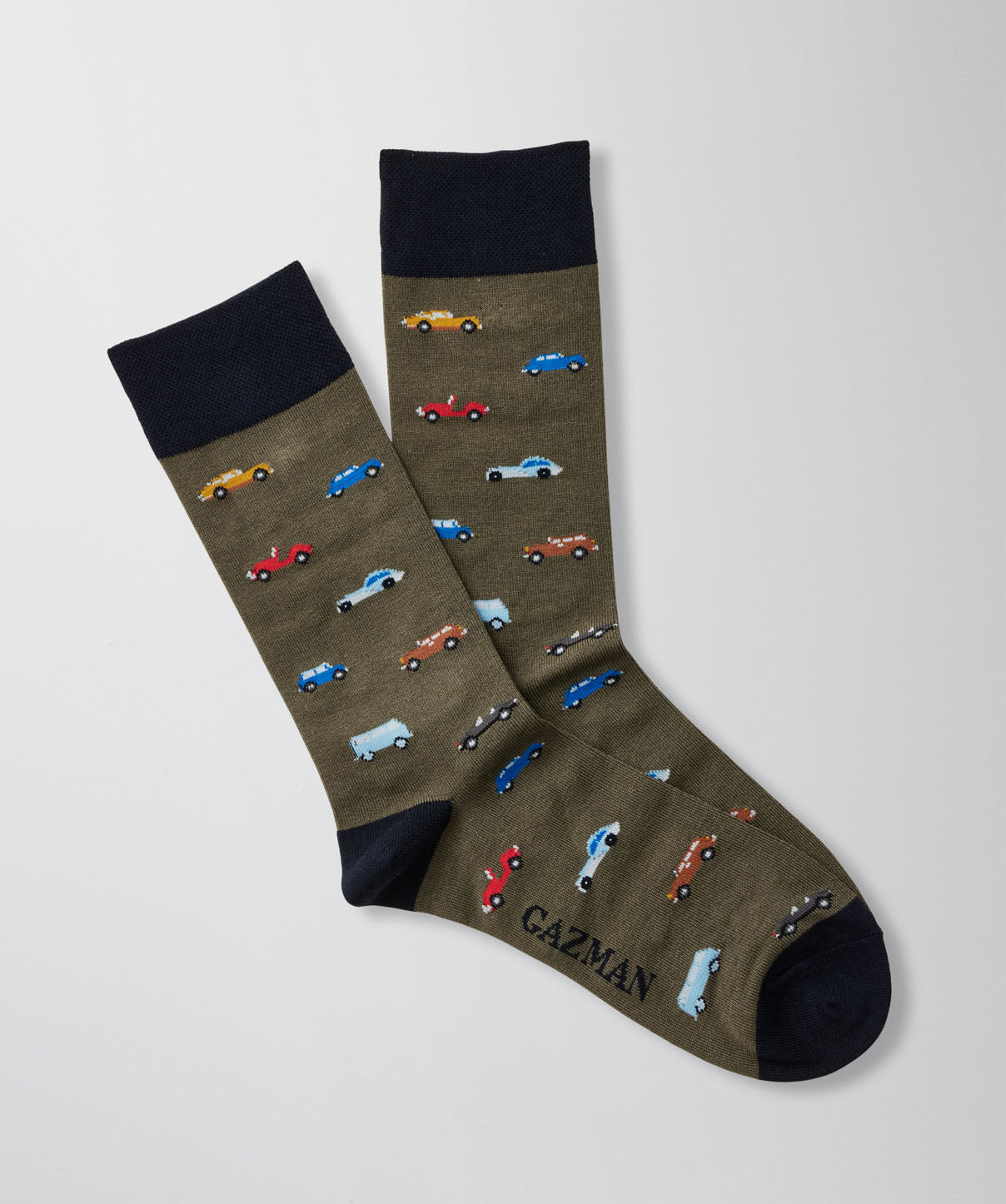 Non Tight Car Socks - Khaki - Socks - GAZMAN