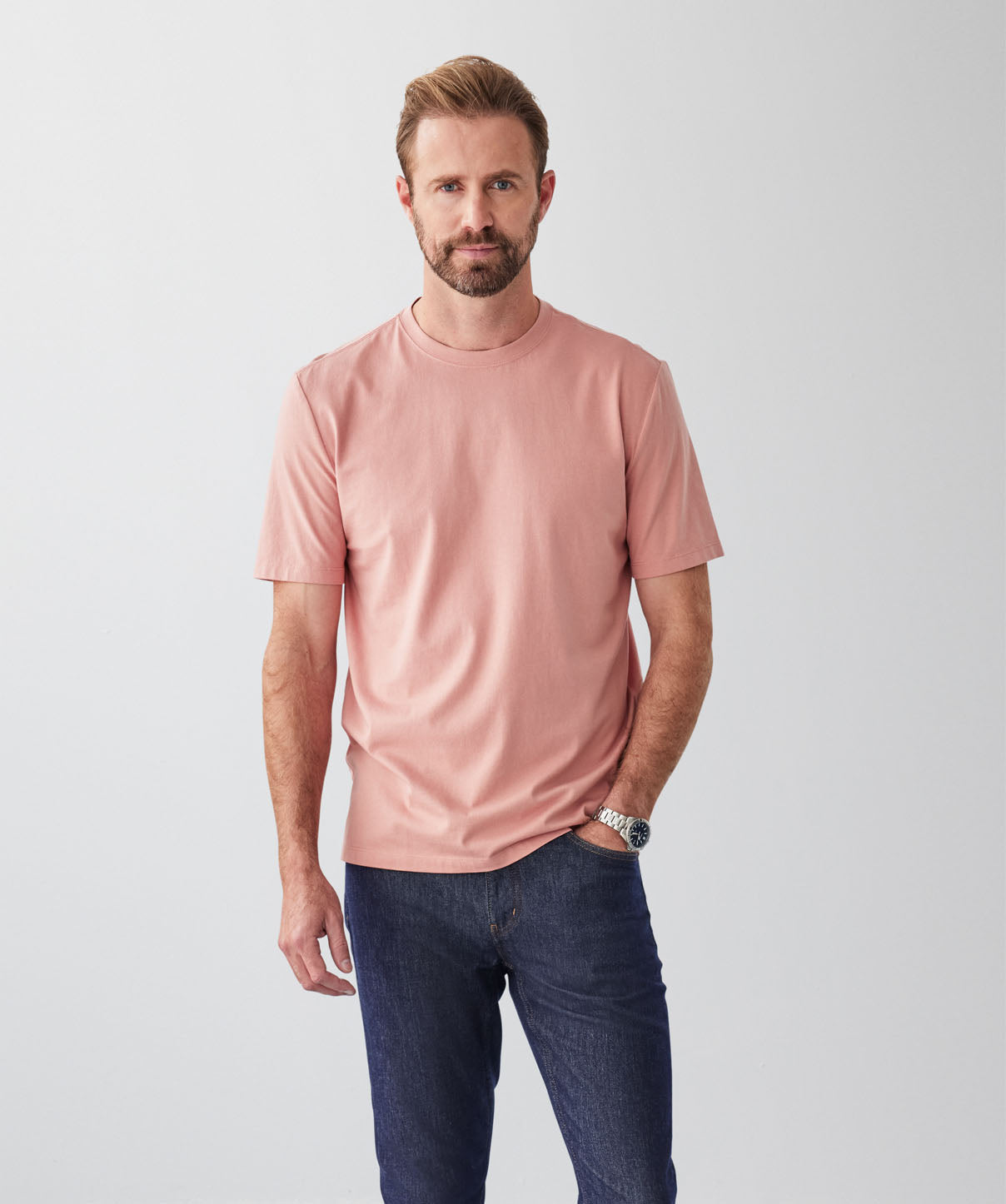 Basic Crew T-shirt - Musk - tshirts - GAZMAN