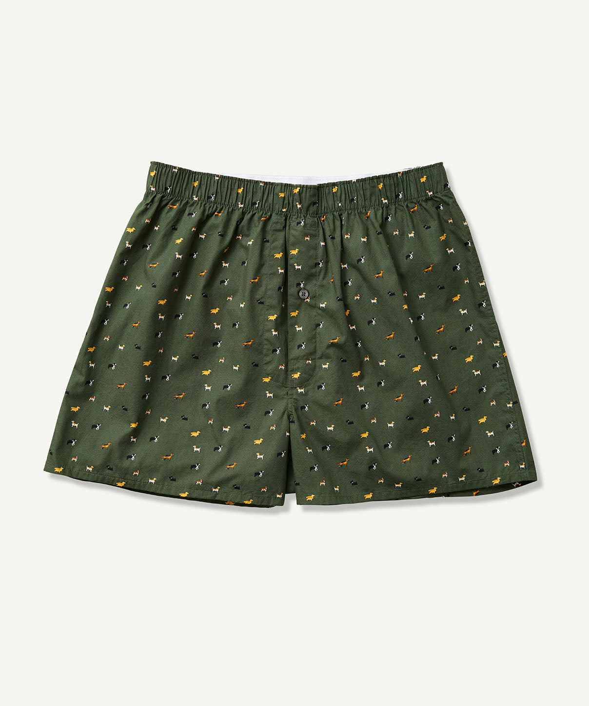 Best Friend Print Boxers - Olive - category_2:Underwear - GAZMAN