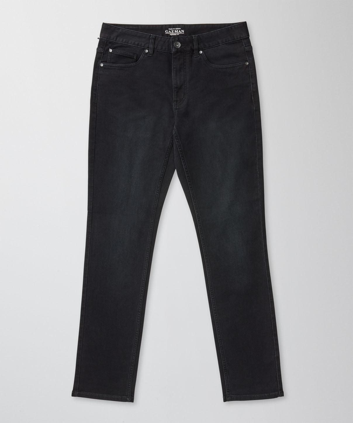 Merricks Knit Modern Fit Jeans - Black - category_2:Jeans - GAZMAN