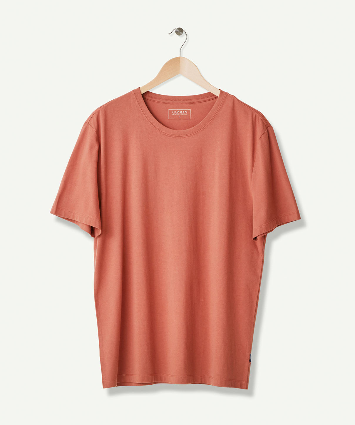 Basic Crew T-shirt - Terracotta - tshirts - GAZMAN