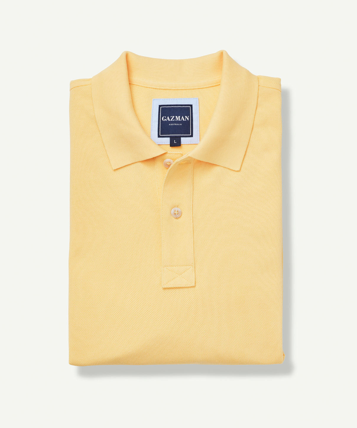 Classic Pique Polo - Yellow - polos - GAZMAN