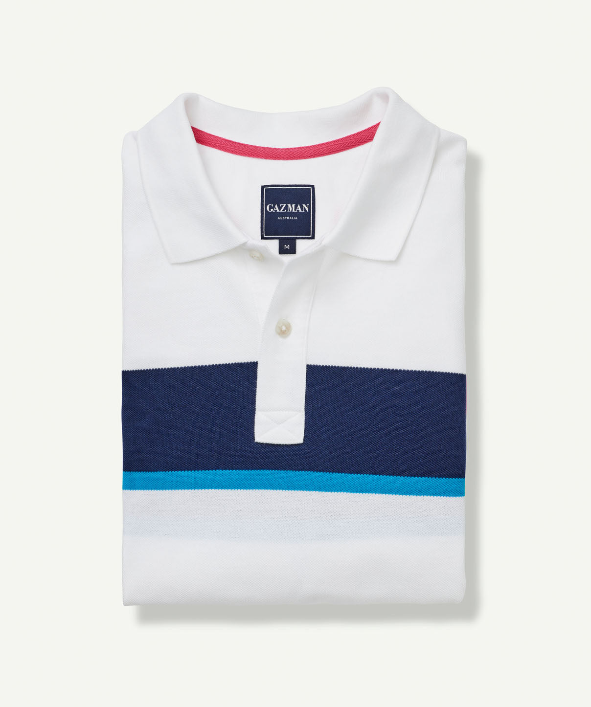 Variegated Stripe Polo - Multi Stripe - polos - GAZMAN