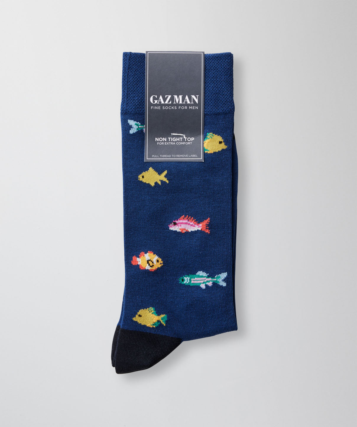 Non Tight Fish Socks - Blue - category_2:Socks - GAZMAN