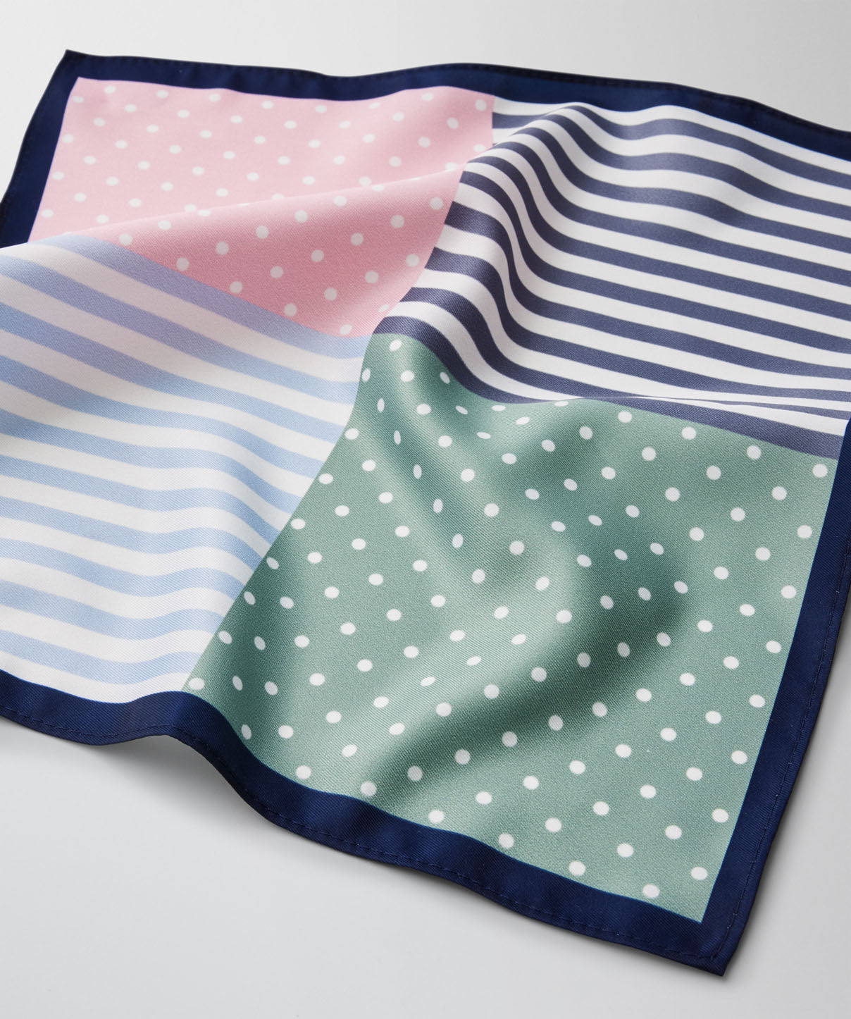 Quarter Design Pocket Square - Multi - accessories - GAZMAN