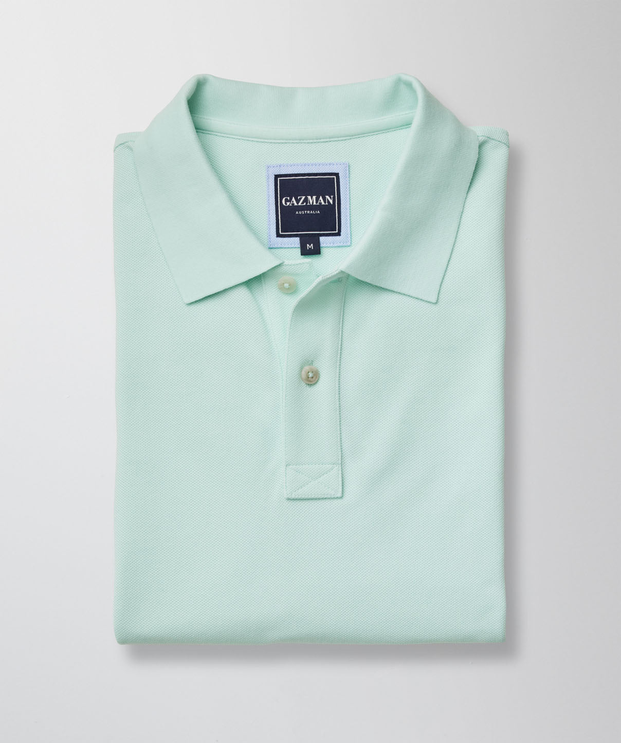 Classic Pique Polo - Mint - x-polos - GAZMAN