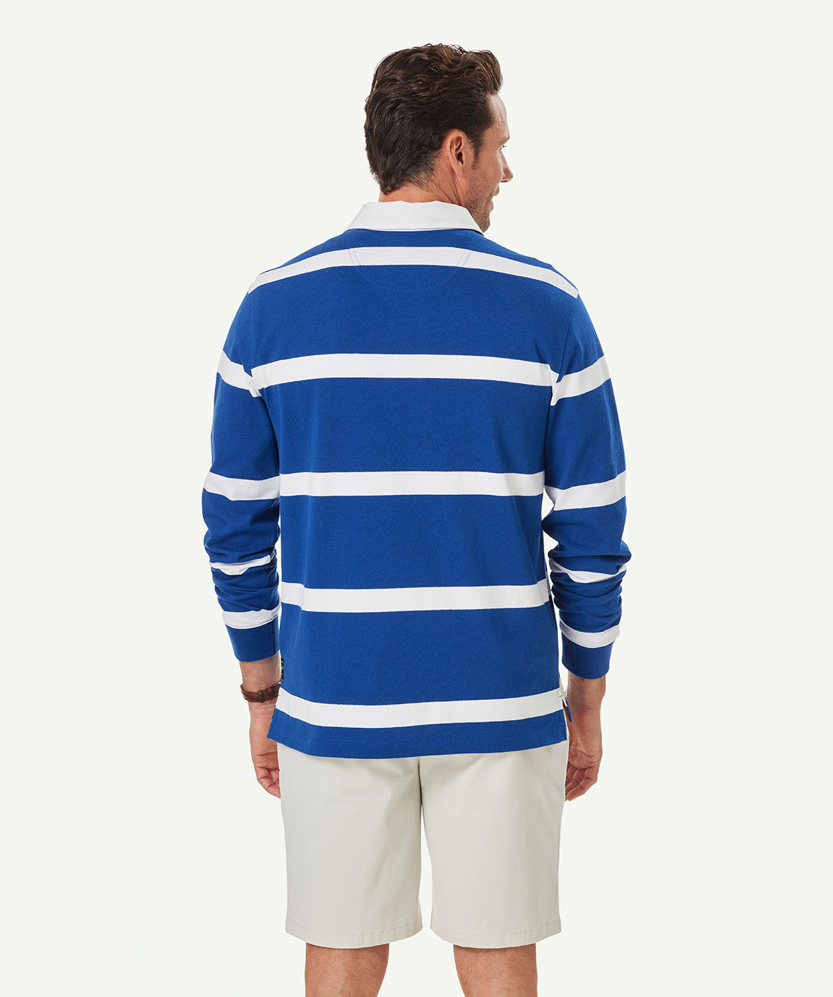 Breton Stripe Rugby Jumper - Blue - sweats - GAZMAN