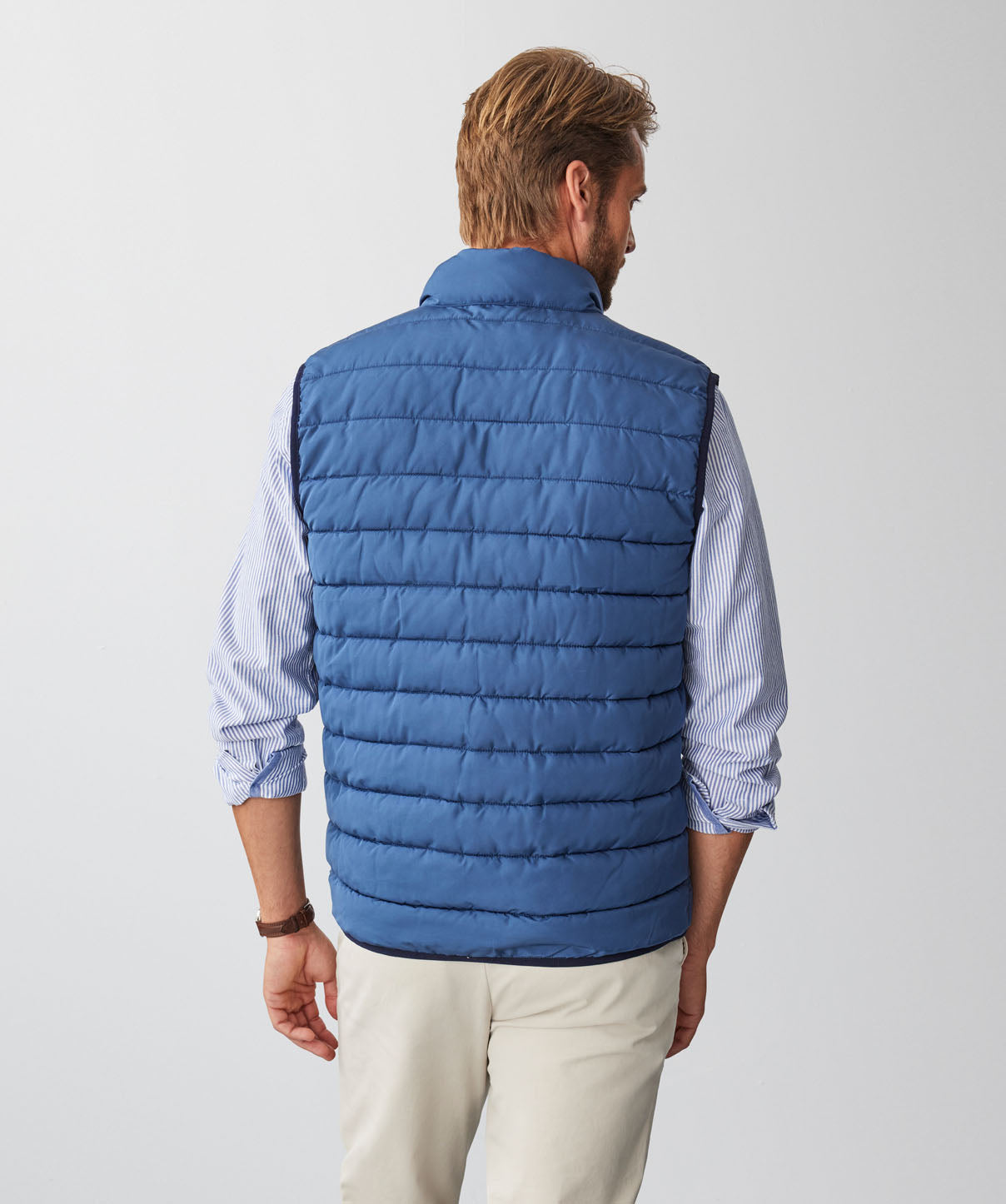 Lightweight Puffer Vest - Dark Denim - Vests - GAZMAN