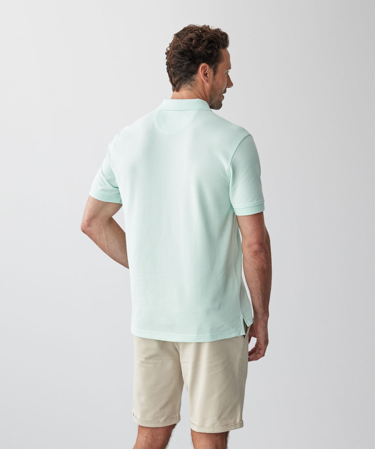 Classic Pique Polo - Mint - x-polos - GAZMAN