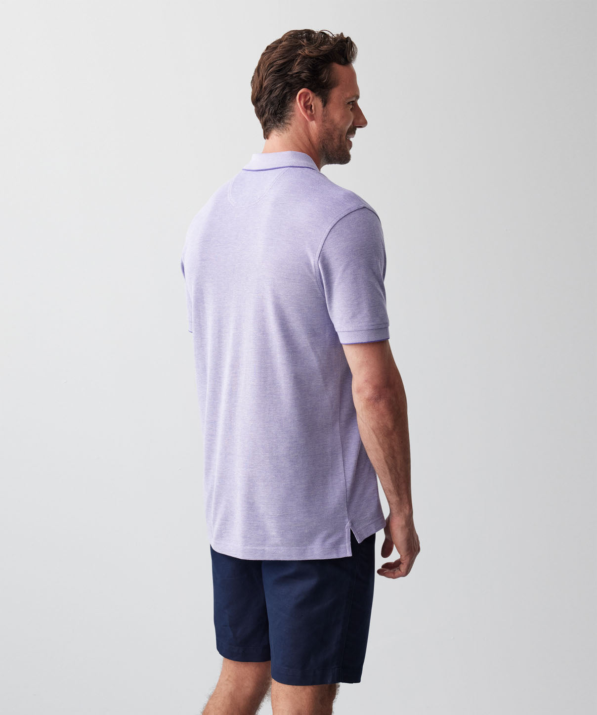 Oxford Pocket Polo - Violet - polos - GAZMAN