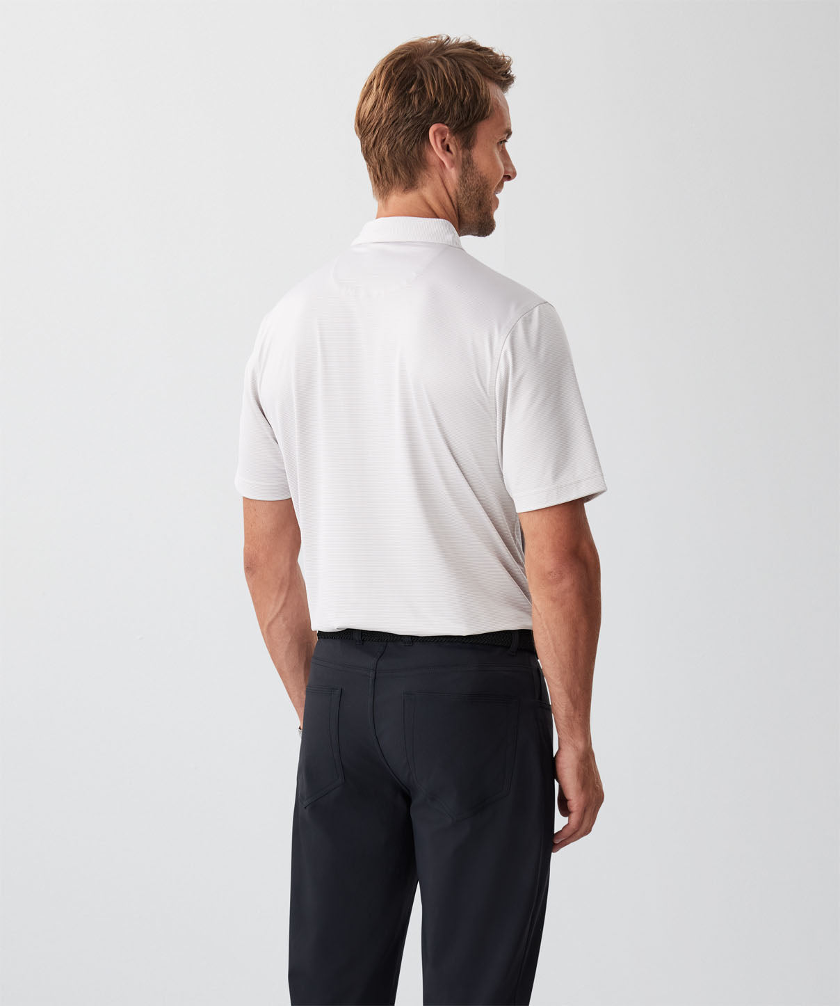 GAZFLEX Stripe Polo - Ecru - polos - GAZMAN