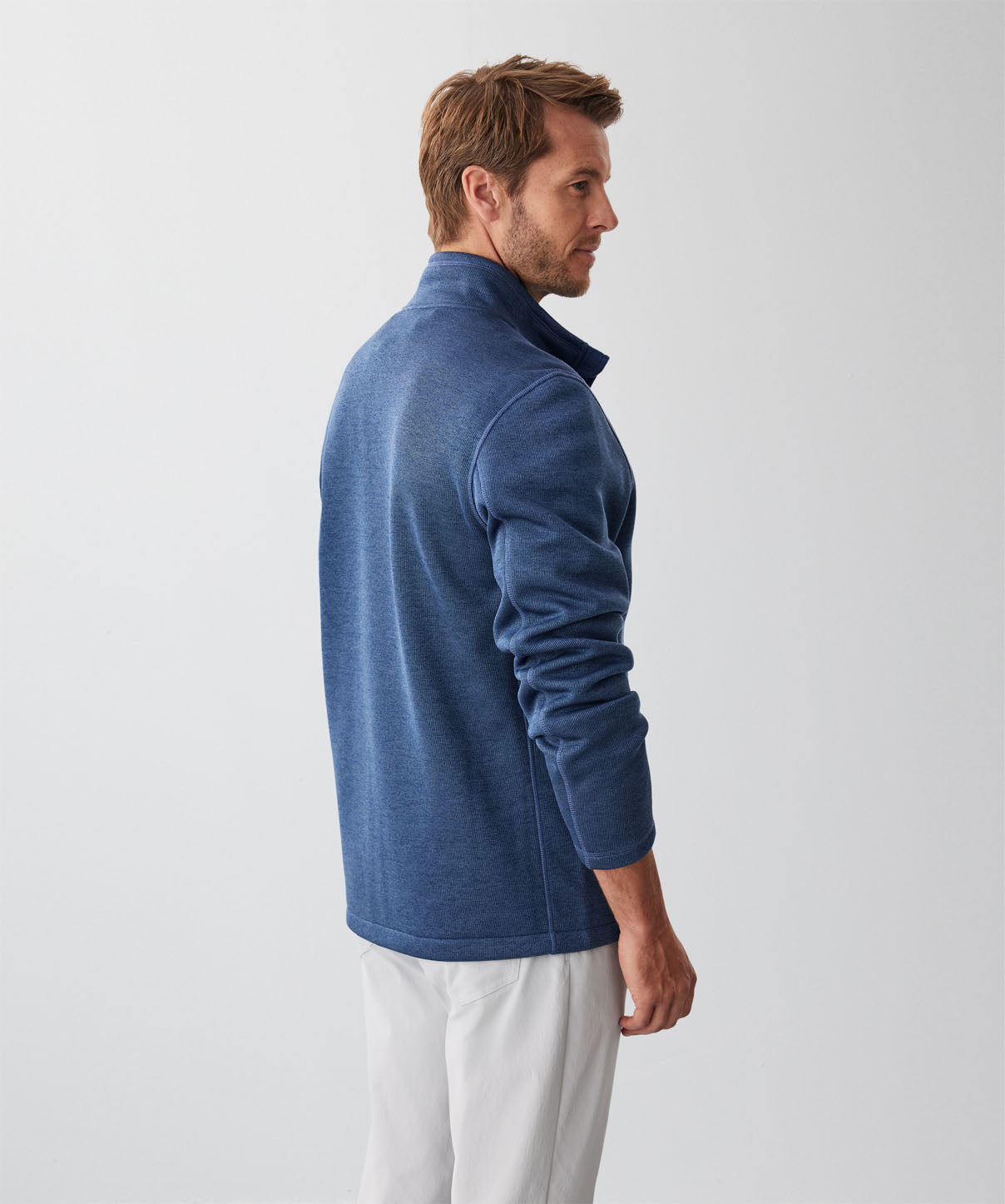 GAZFLEX Zip Through Sweat - Denim - sweats - GAZMAN
