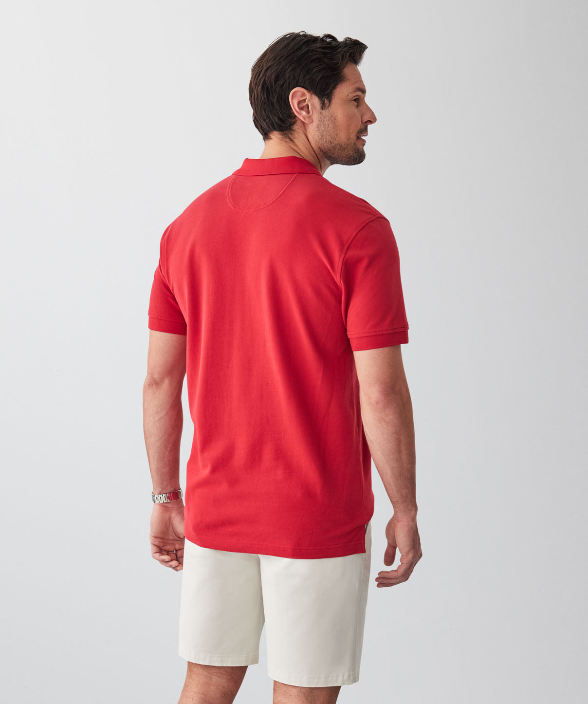 Classic Pique Polo - Red - polos - GAZMAN