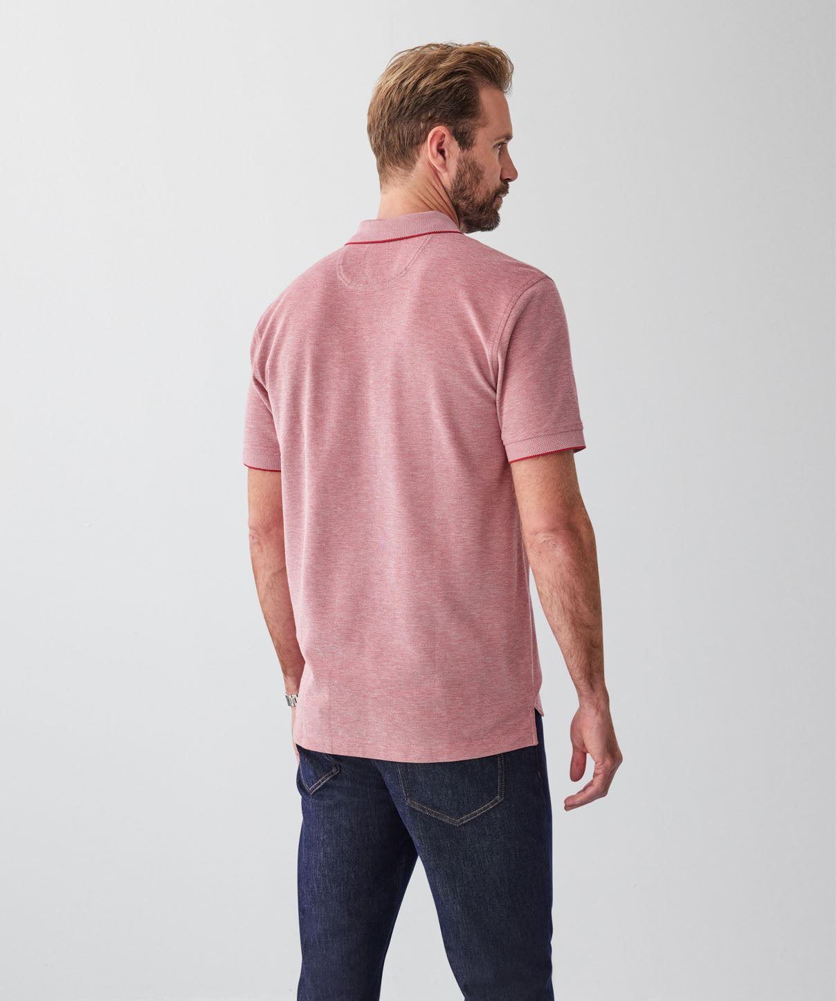 Oxford Pocket Polo - Red - polos - GAZMAN