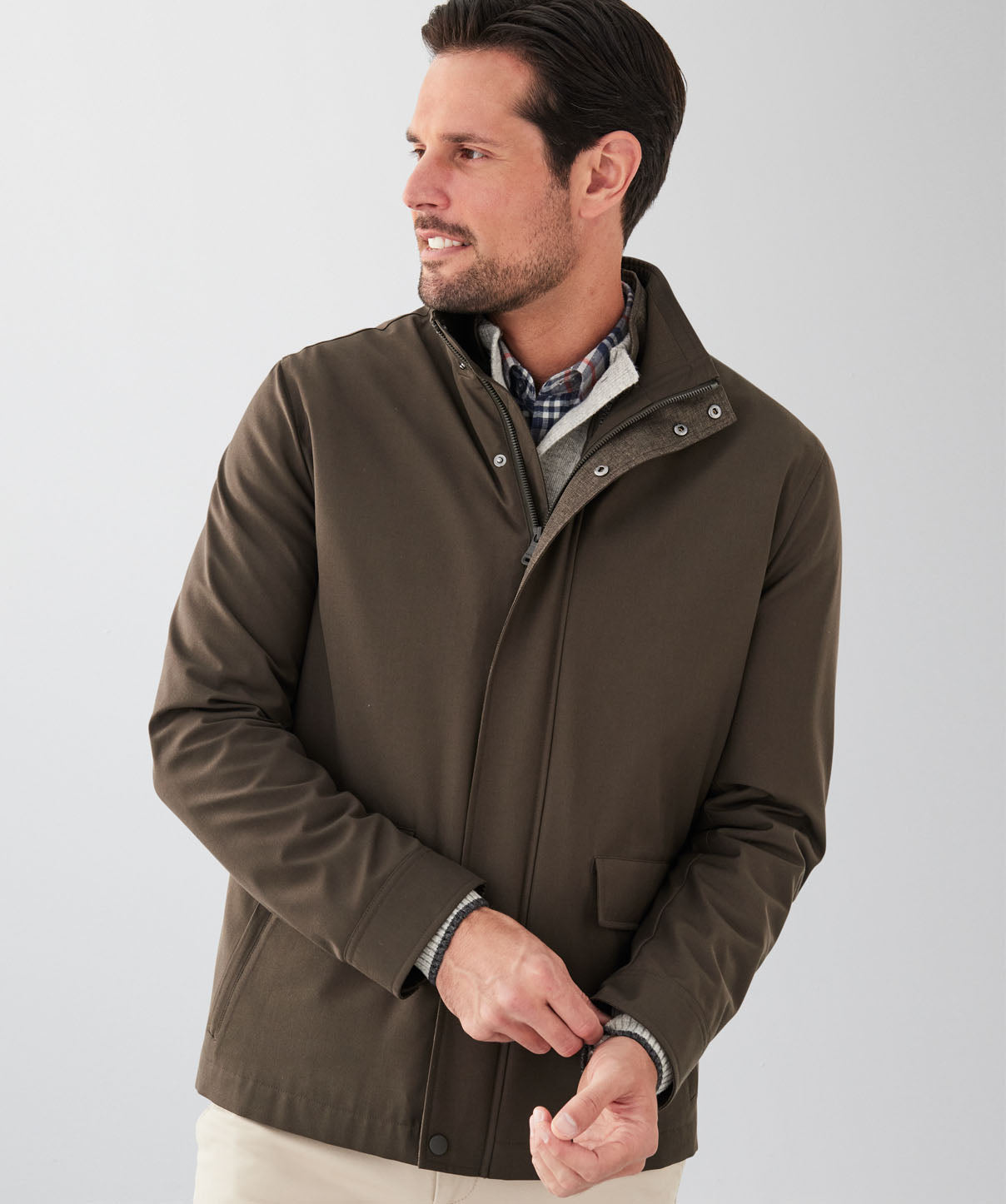 Hampton 2-in-1 Jacket - Dark Olive - casual_jackets - GAZMAN
