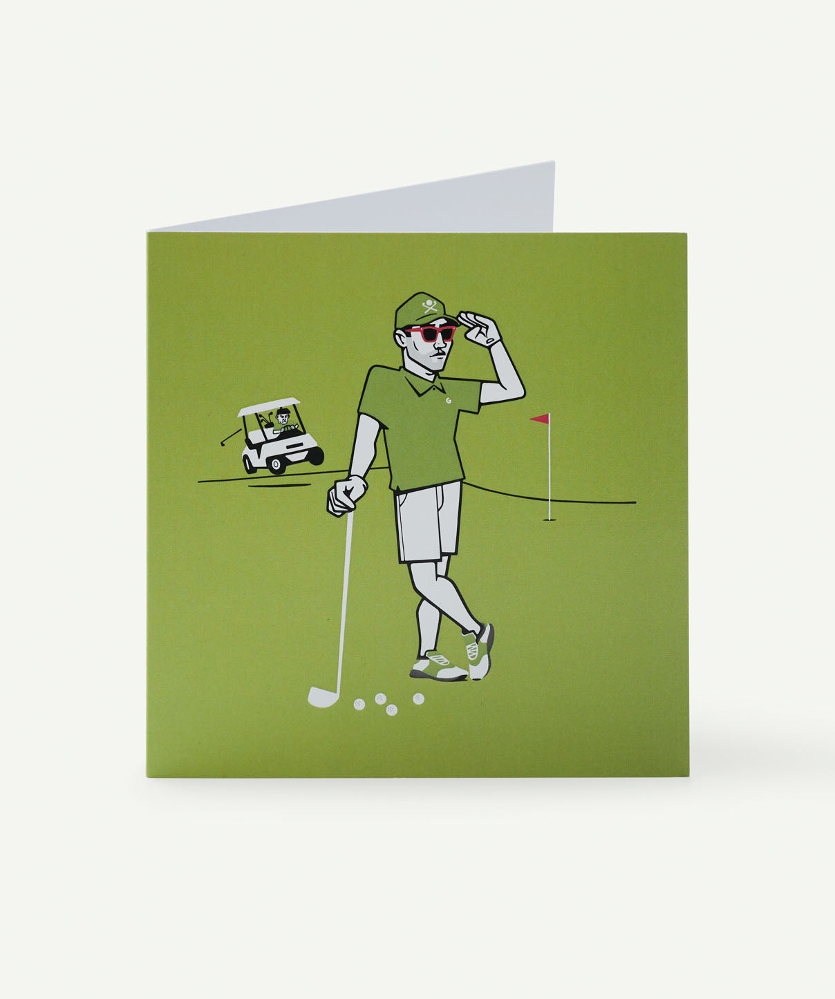 PCFA Greeting Card - Green - x-DONATION - GAZMAN