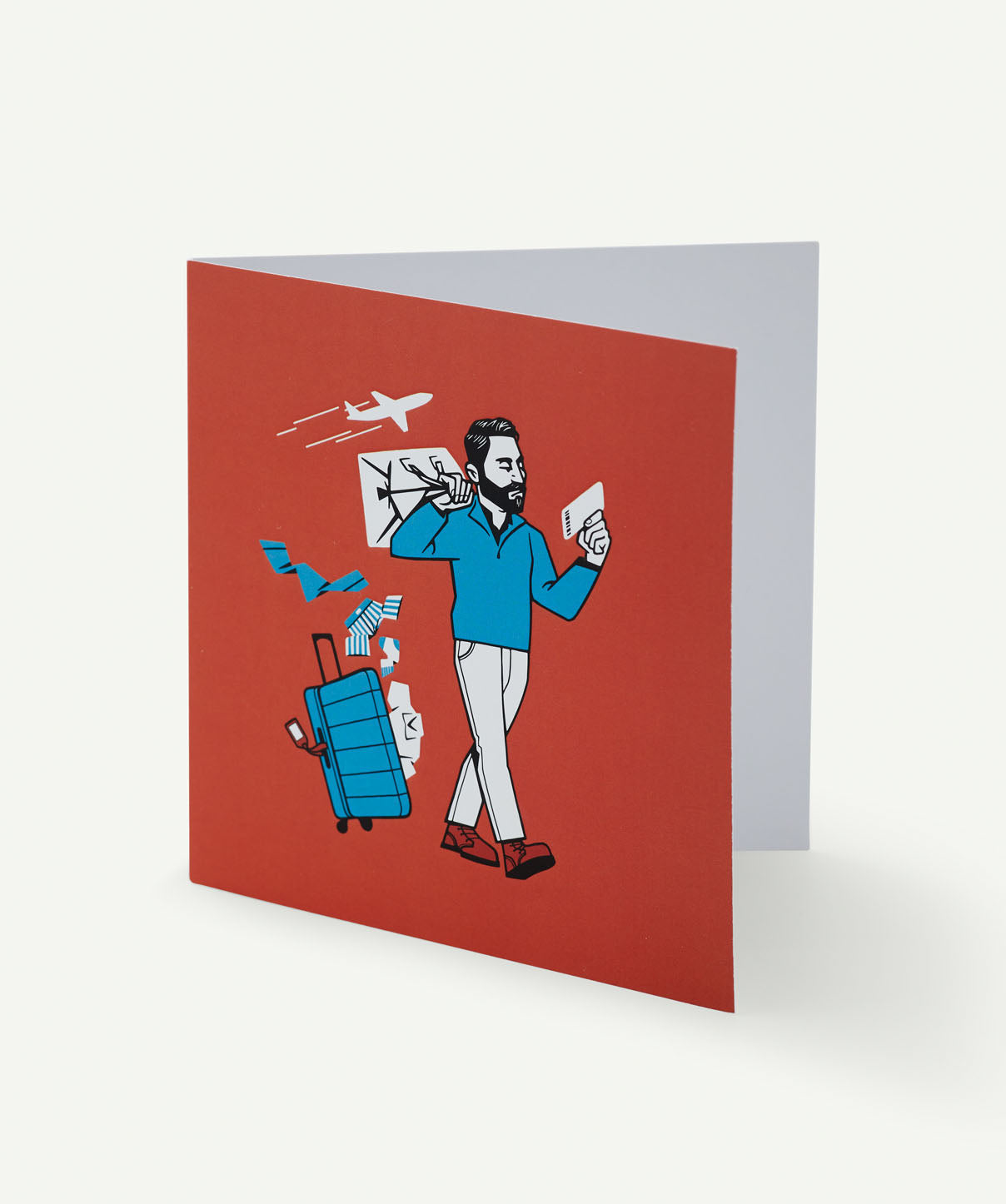 PCFA Greeting Card - Red - DONATION - GAZMAN